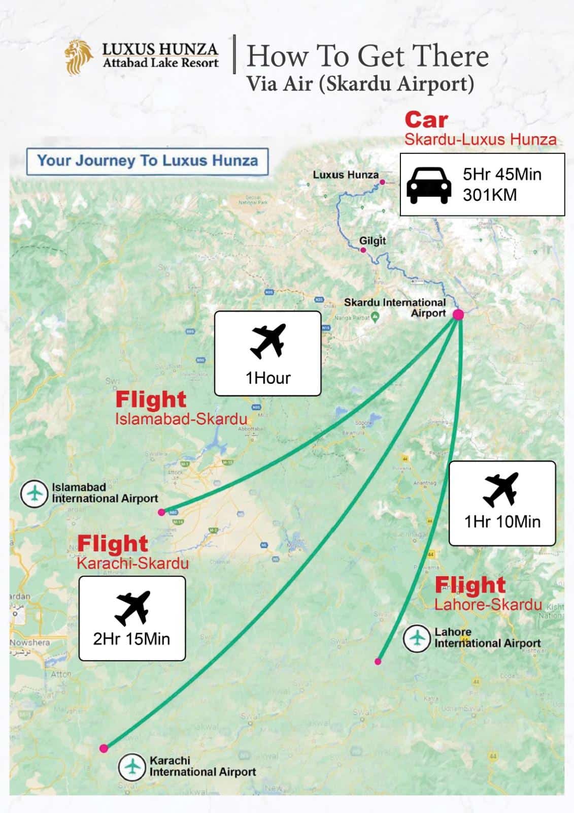 Location - Luxus Hunza